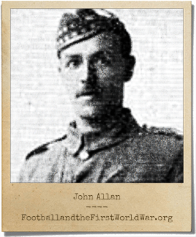 John Allan | Service Record - Football and the First World War
