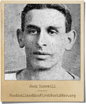 John Speare Tosswill | Service Record | Football and the First World War