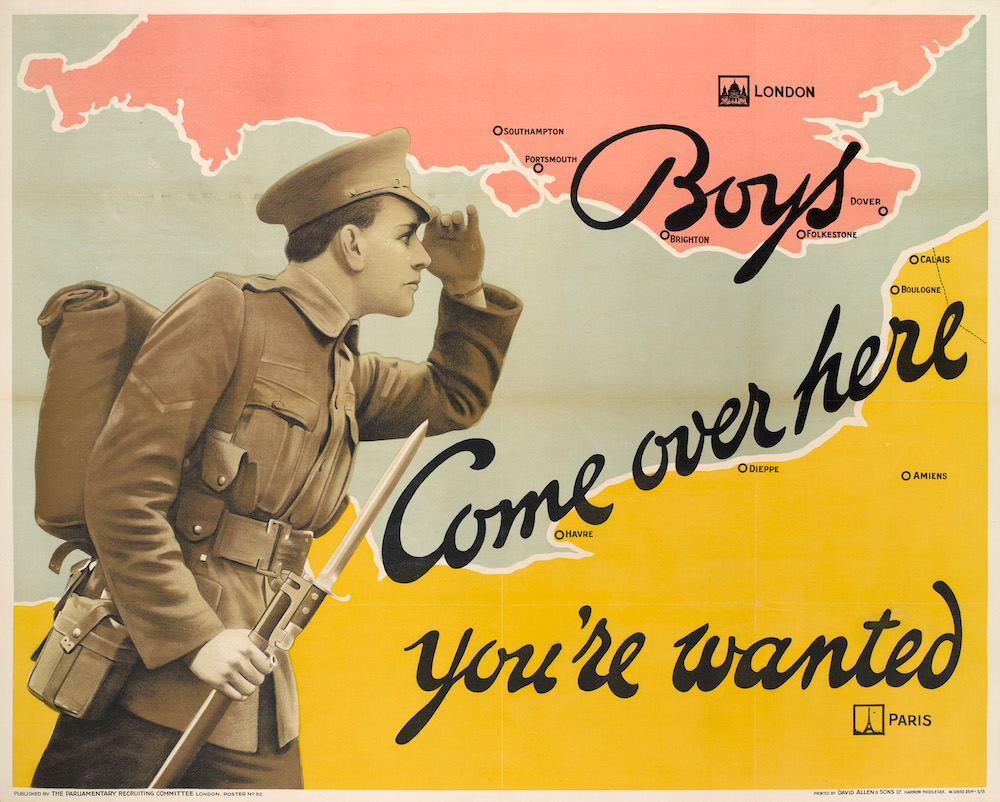 Recruitment Posters in World War One | Football and the First World War.