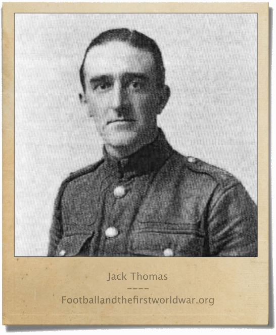 John William Thomas | Service Record - Football and the First World War
