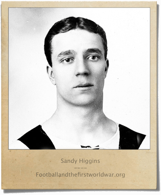 Alexander Higgins | Service Record - Football and the First World War
