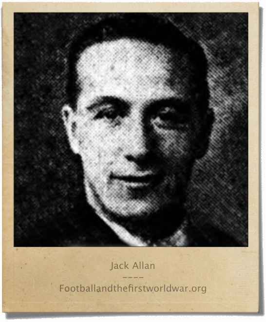 Jack Stanley Allan | Service Record - Football and the First World War