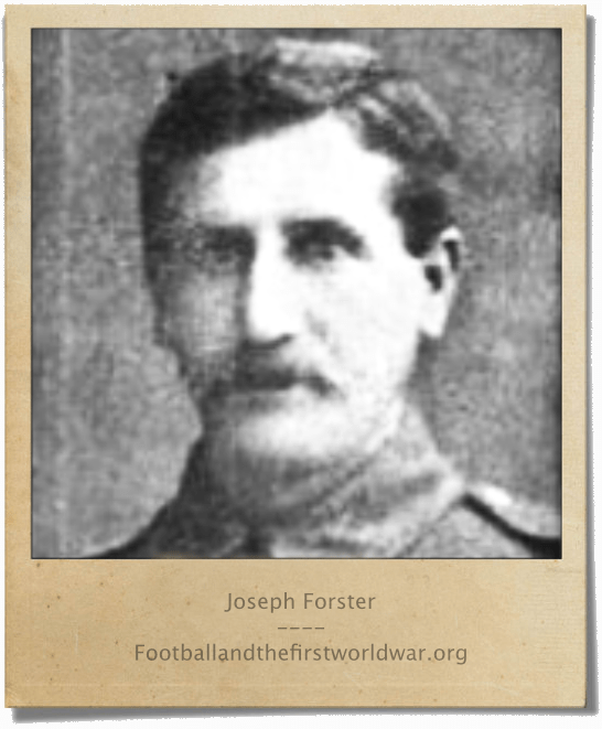 Jospeh Forster | Service Record - Football and the First World War