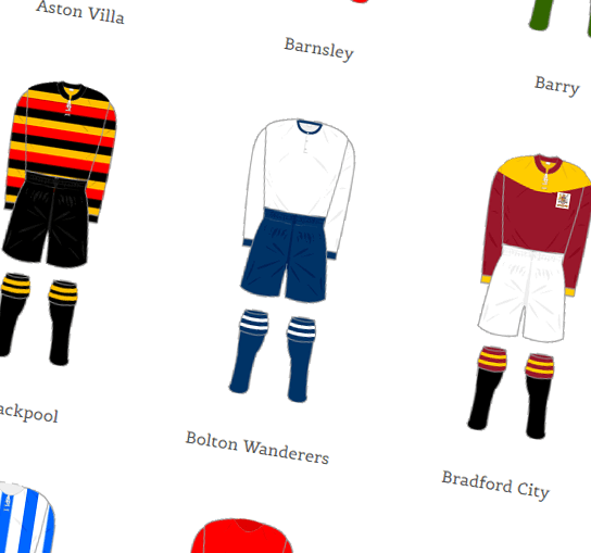Football and the First World War - Club Football Kits Database 1914/15