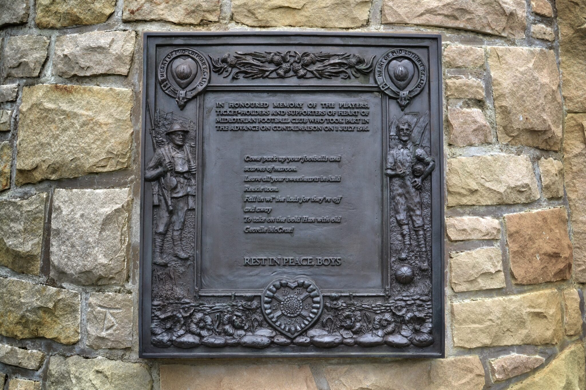 McCrae's Battalion (16th Royal Scots) Memorial, Contalmaison