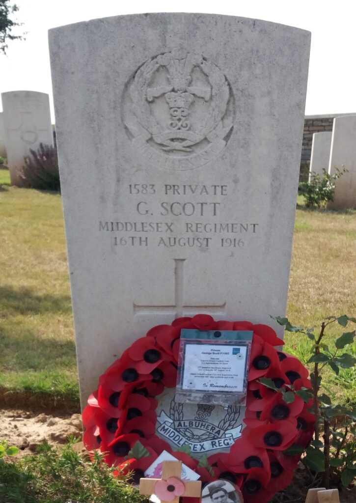 George Scott | St. Souplet British Cemetery